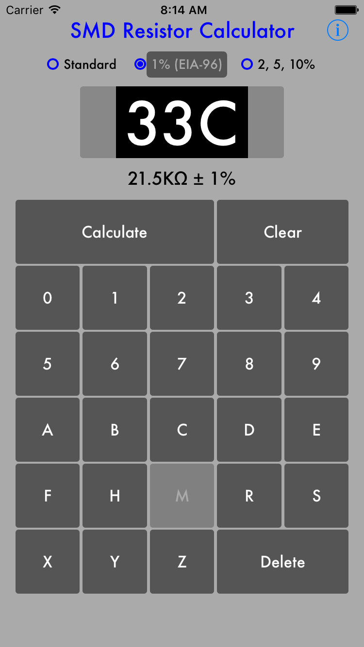 SMD Resistor Code Calculator VoutsasApps